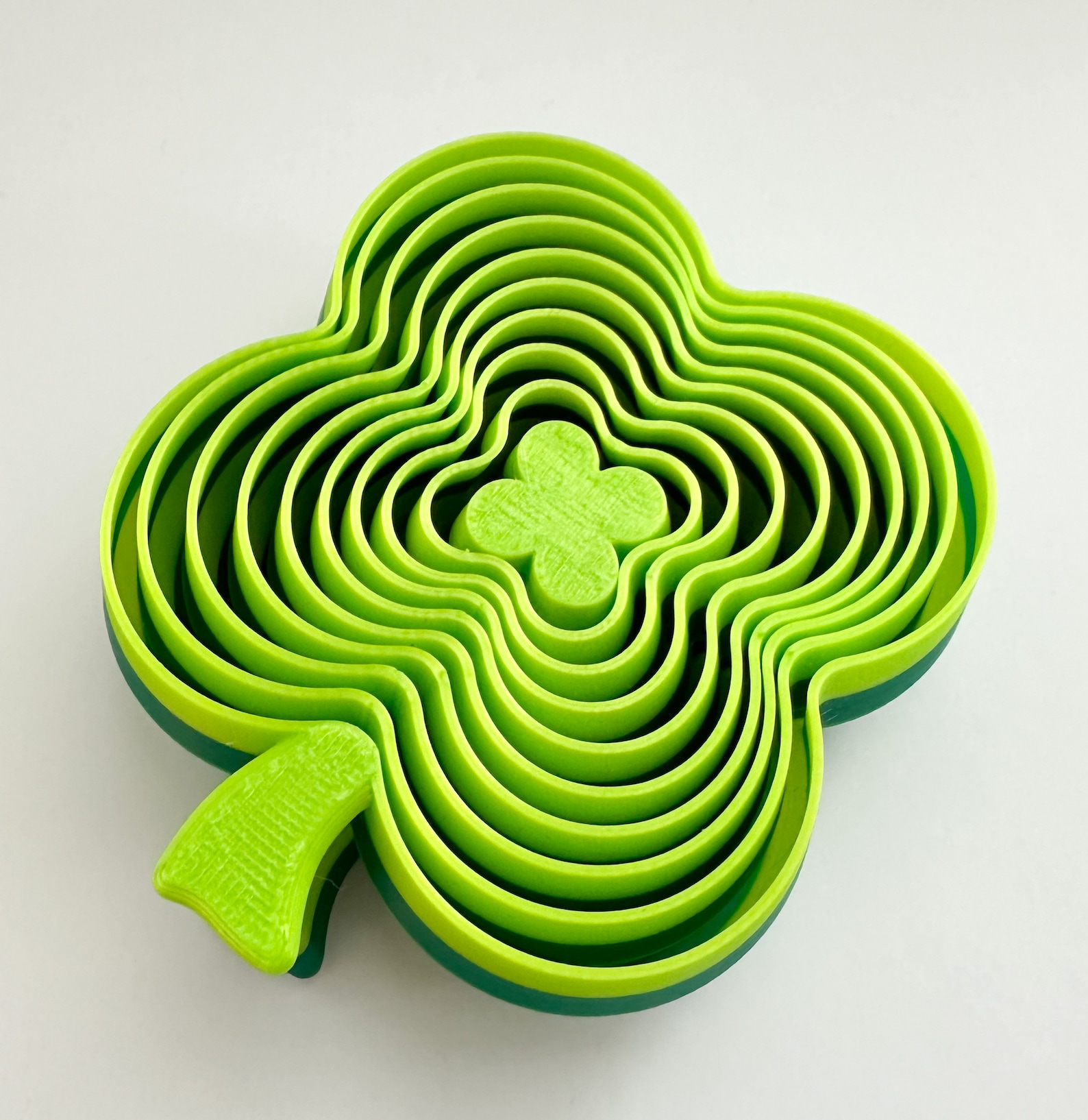 4 Leaf Clover Layered Fidget STL File for 3D Printing - Etsy