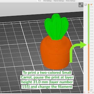 Carrot Garden Layered Fidget Toy - STL File for 3D Printing - Etsy
