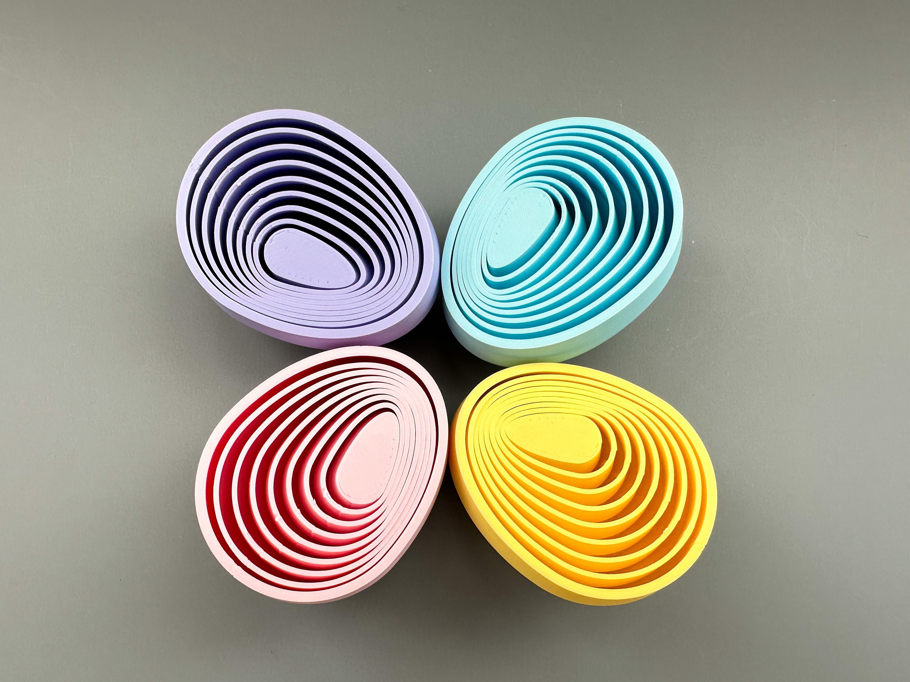 Baby Chick and Easter Egg Layered Fidgets STL Files for 3D Printing - Etsy