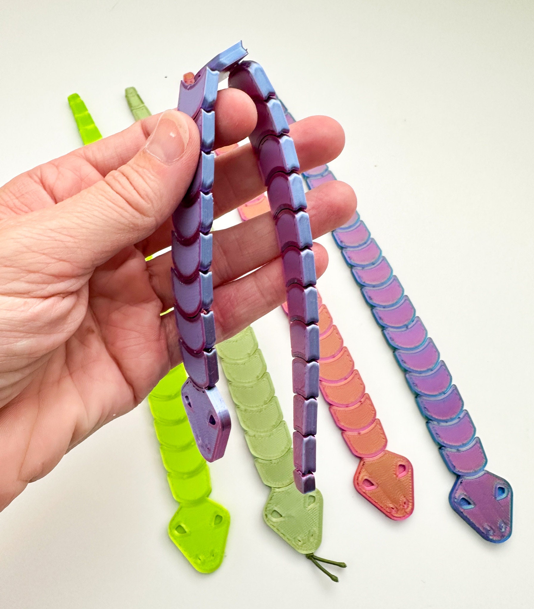 Stretchy Snake STL File for 3D Printing - Etsy
