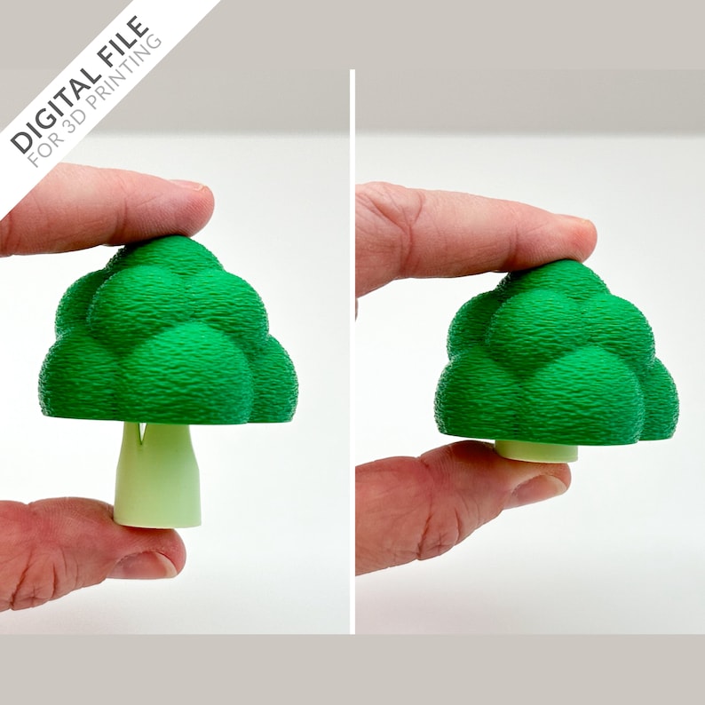 Bouncy Broccoli Fidget Toy - STL File for 3D Printing - Etsy
