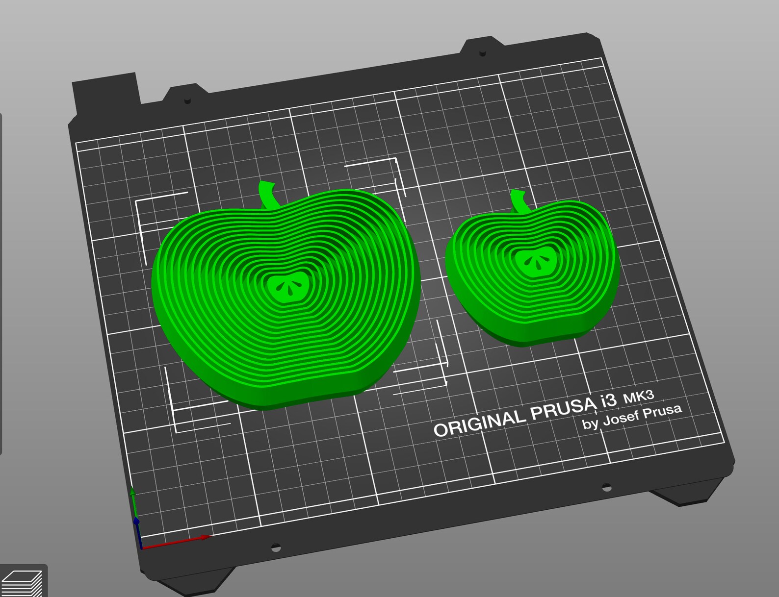 Apple Layered Fidget Toy (small and Large) - STL Files for 3D Printing ...