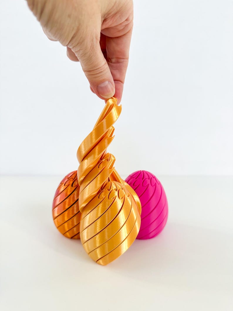 Twisty Fidget Egg (2 Sizes) - STL Files for 3D Printing - Etsy