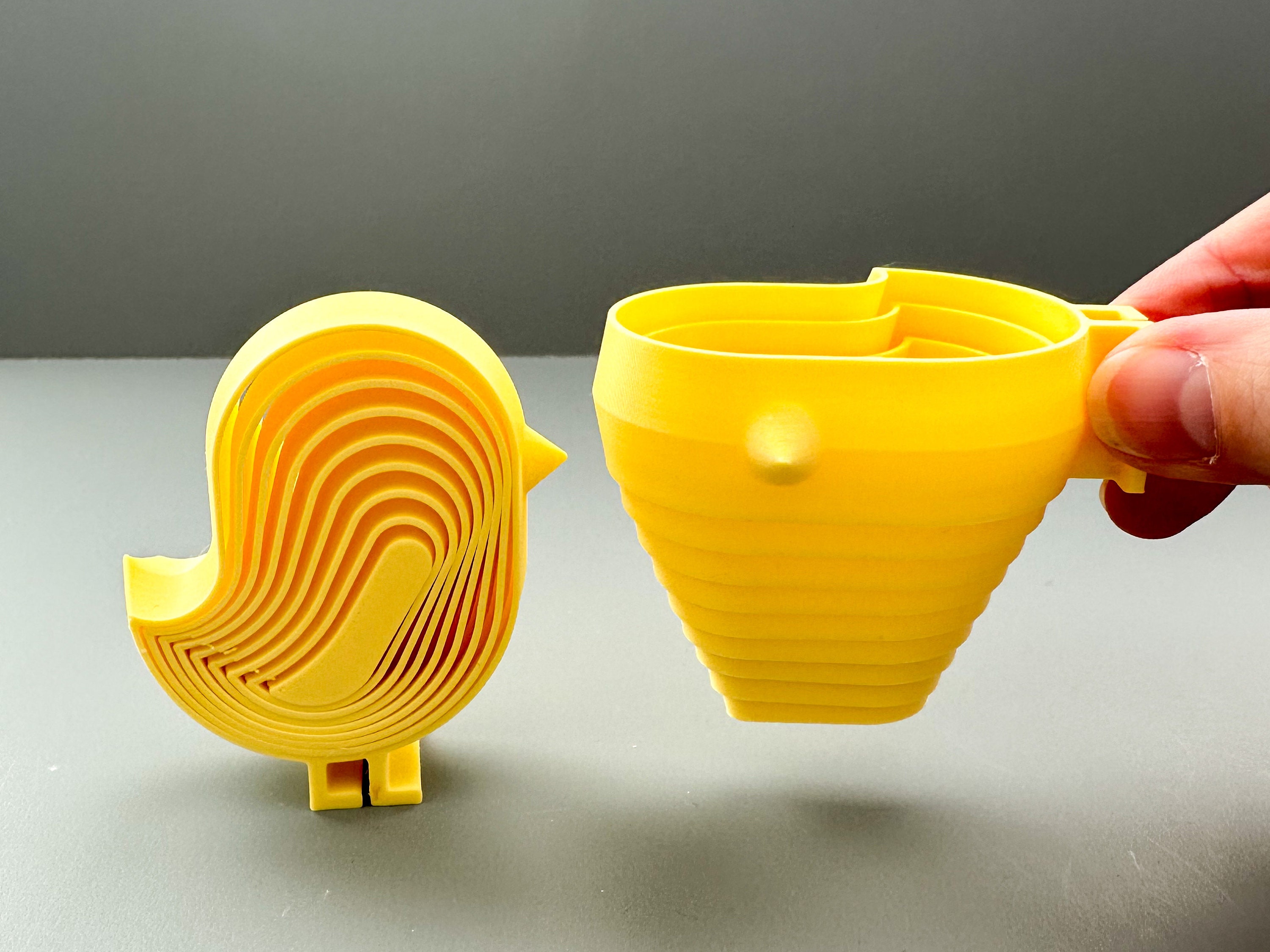 Baby Chick and Easter Egg Layered Fidgets STL Files for 3D Printing - Etsy