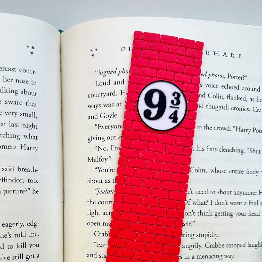 9&3_4 Bookmark STL Files for 3D Printing - Etsy