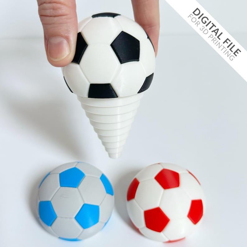 Soccer Ball Layered Fidget - STL Files for 3D Printing - Etsy Australia