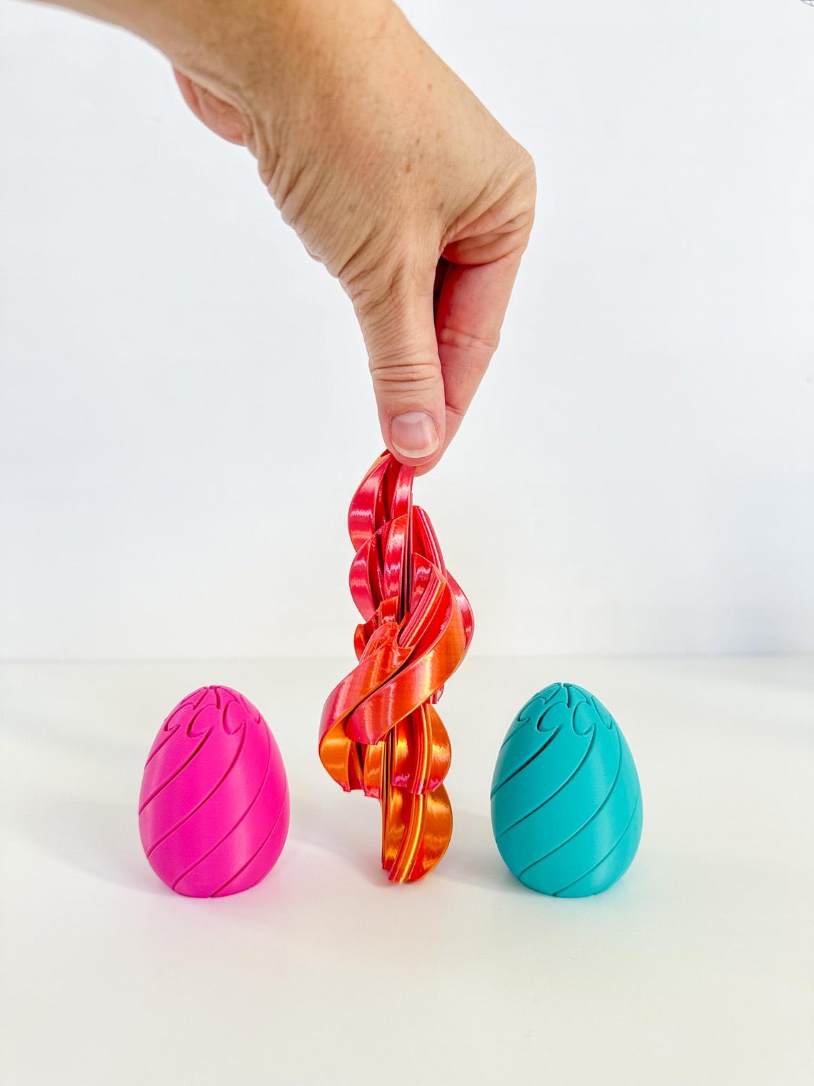 Twisty Fidget Egg (2 Sizes) - STL Files for 3D Printing - Etsy