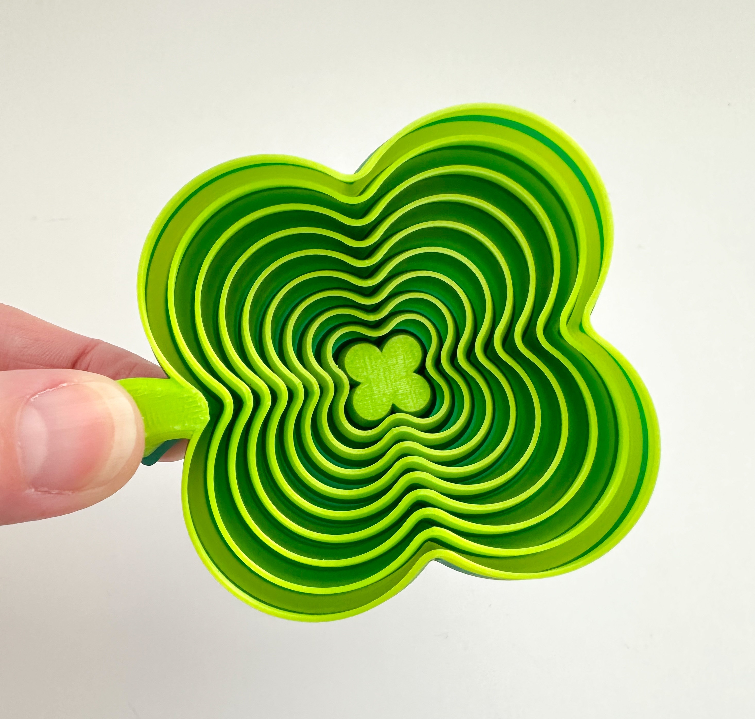 4 Leaf Clover Layered Fidget STL File for 3D Printing - Etsy