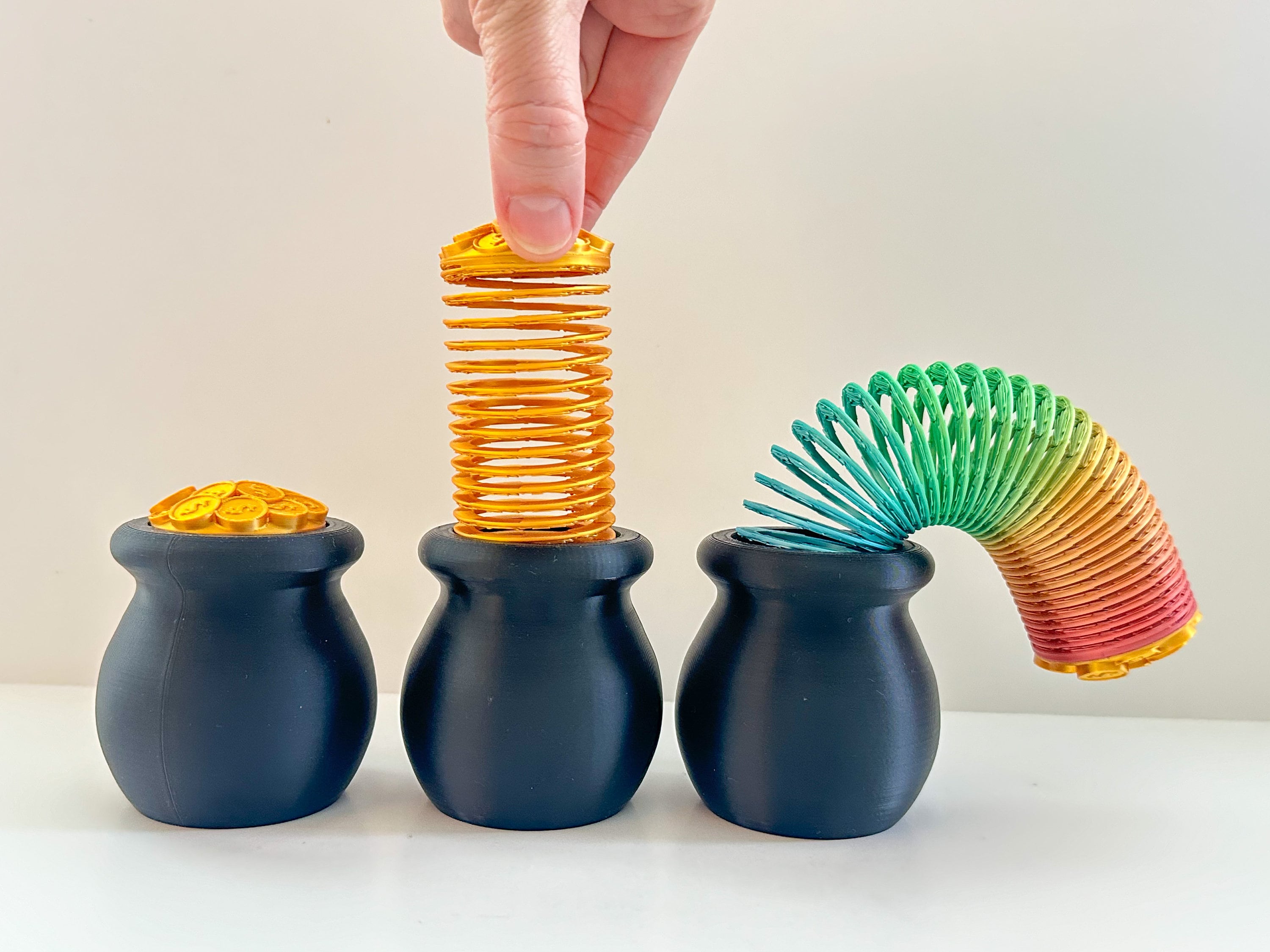Pot of Gold Slinky STL Files for 3D Printing - Etsy