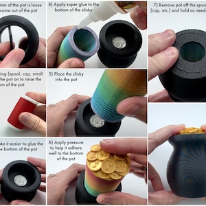Pot of Gold Slinky - STL Files for 3D Printing - Etsy