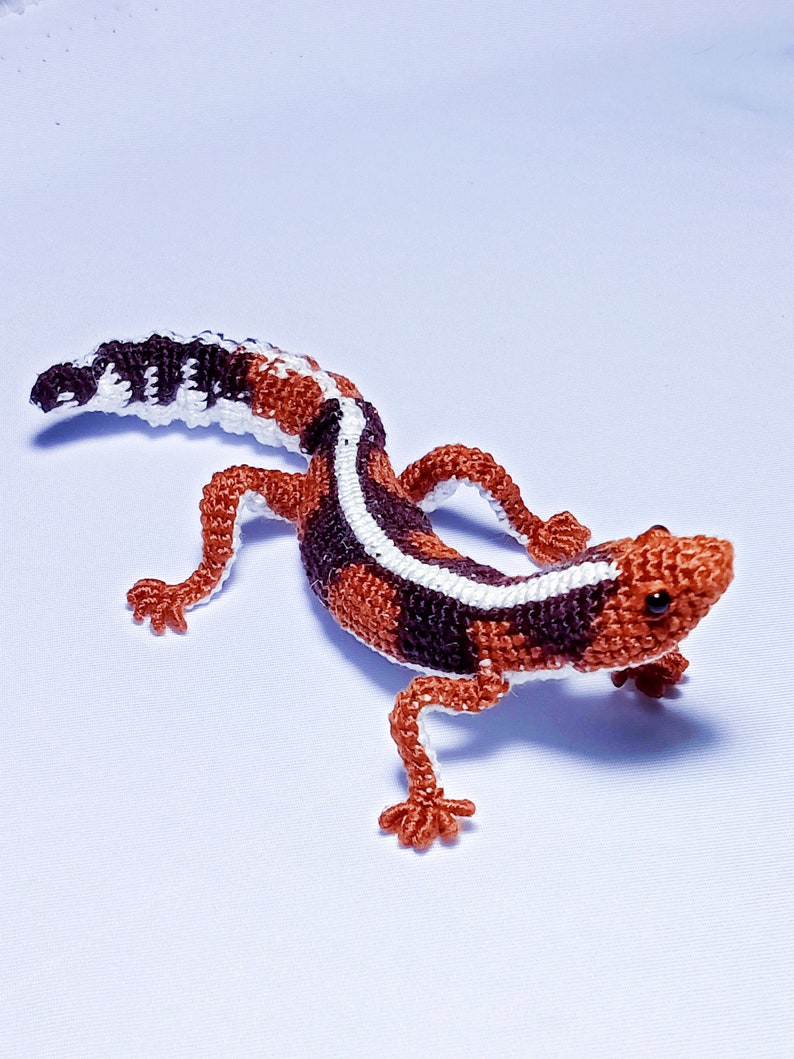 Fat Tailed Gecko Lizard Crochet Pattern, Stuffed Animal Pattern, PDF ...