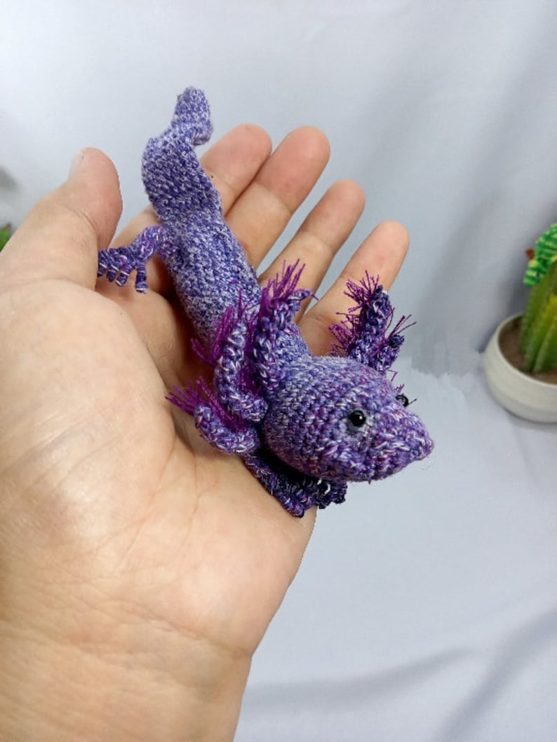 Axolotl Crochet Pattern, Stuffed Sea Animal Pattern, PDF Download ...