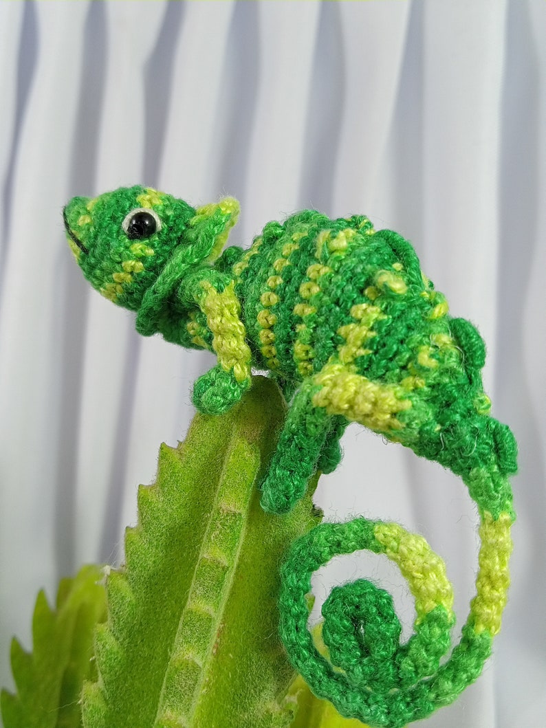 Chameleon Crochet Pattern, Stuffed Animal Pattern, PDF Download ...