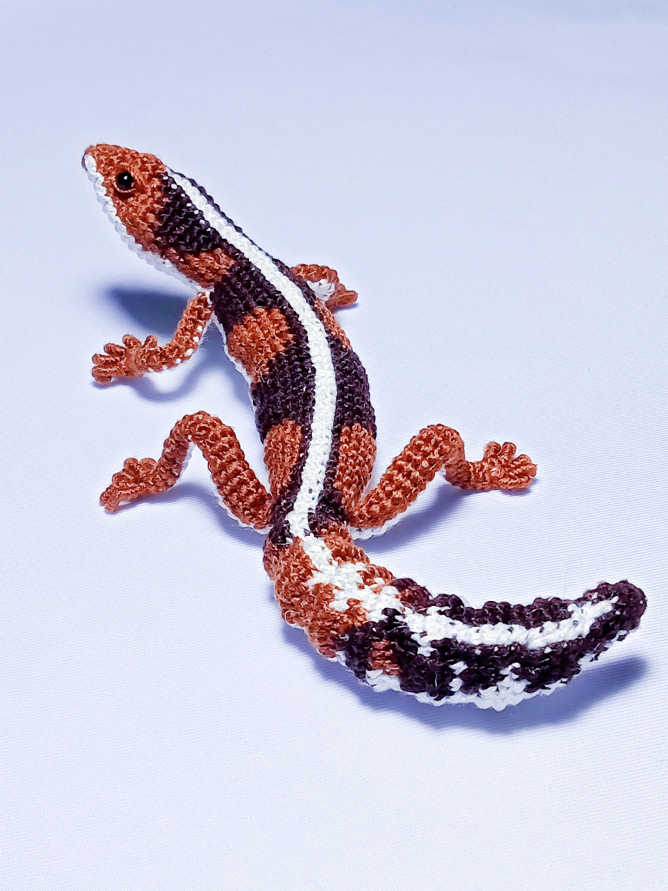 Fat Tailed Gecko Lizard Crochet Pattern, Stuffed Animal Pattern, PDF ...