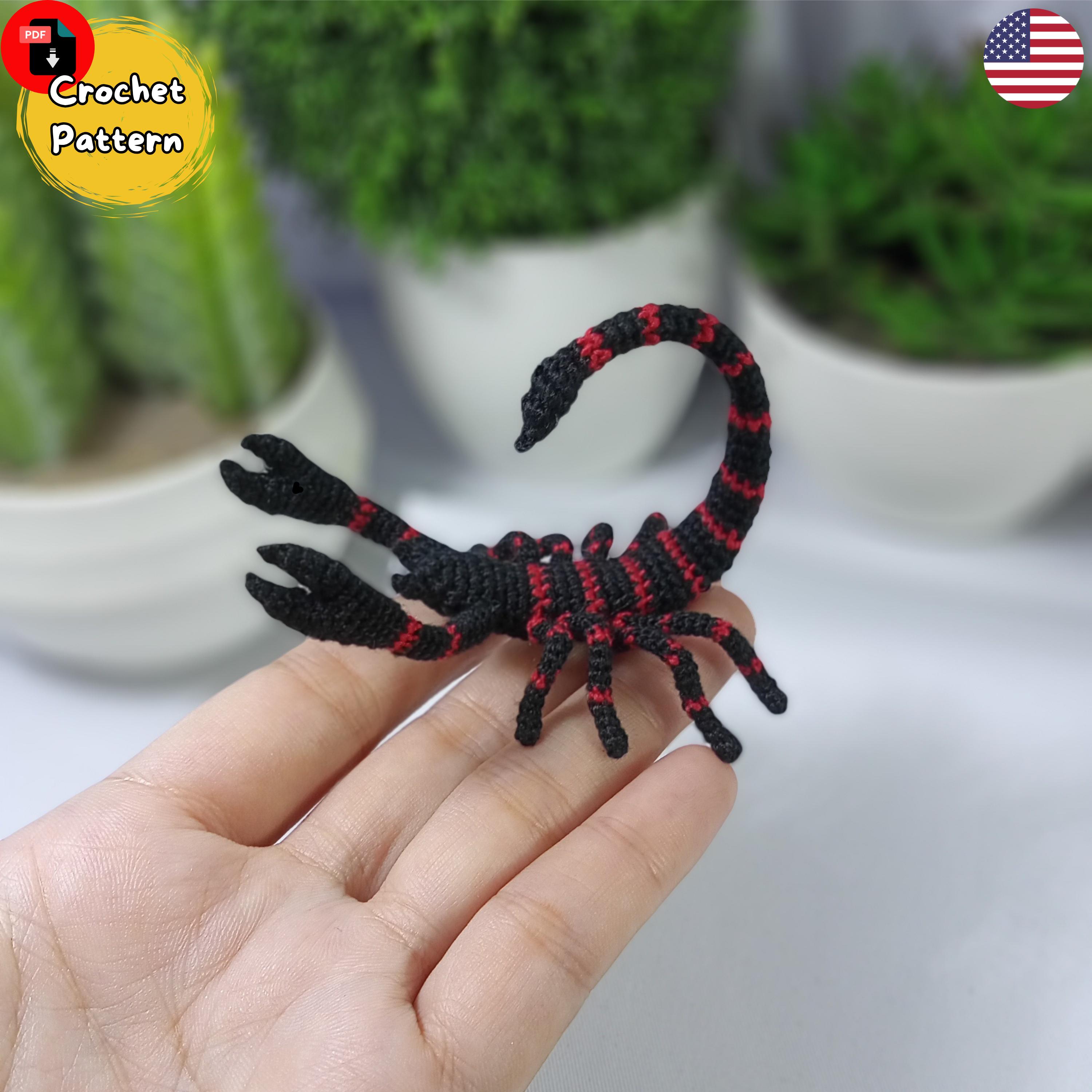 Scorpion Crochet Pattern, Stuffed Animal Pattern, PDF Download, Crochet ...