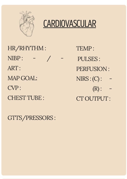 ICU Night Shift Report Sheet .SVG - Etsy