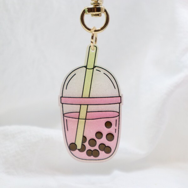 Bubble Tea Keychain - Etsy UK
