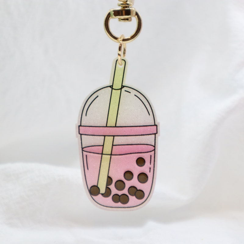 Bubble Tea Keychain - Etsy UK