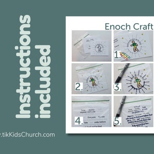 Enoch Craft & Lesson Plan: Kids Church Activity (PDF) - Etsy