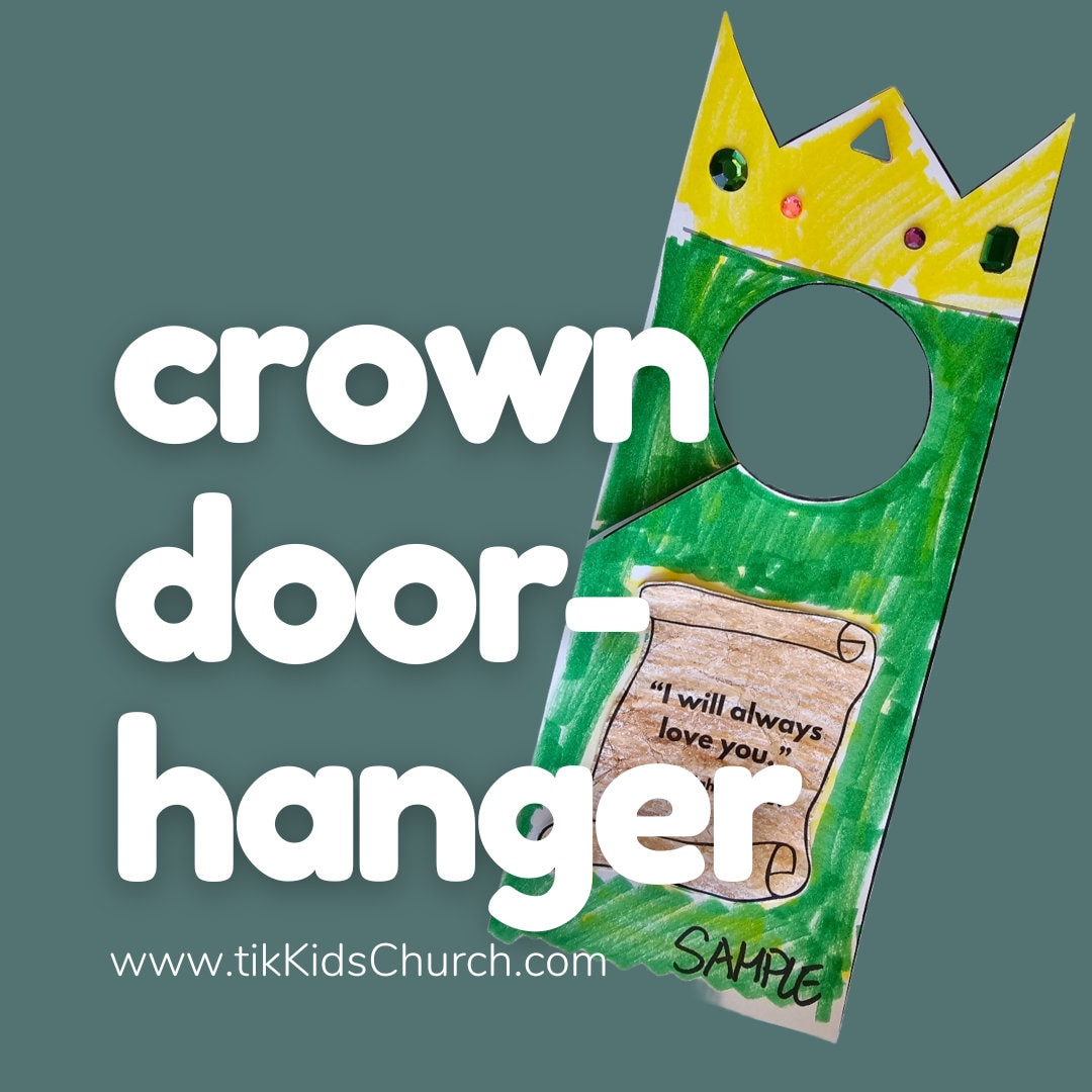 Crown Doorhanger CRAFT | PDF, PNG, Editable | Activity | Preschool ...
