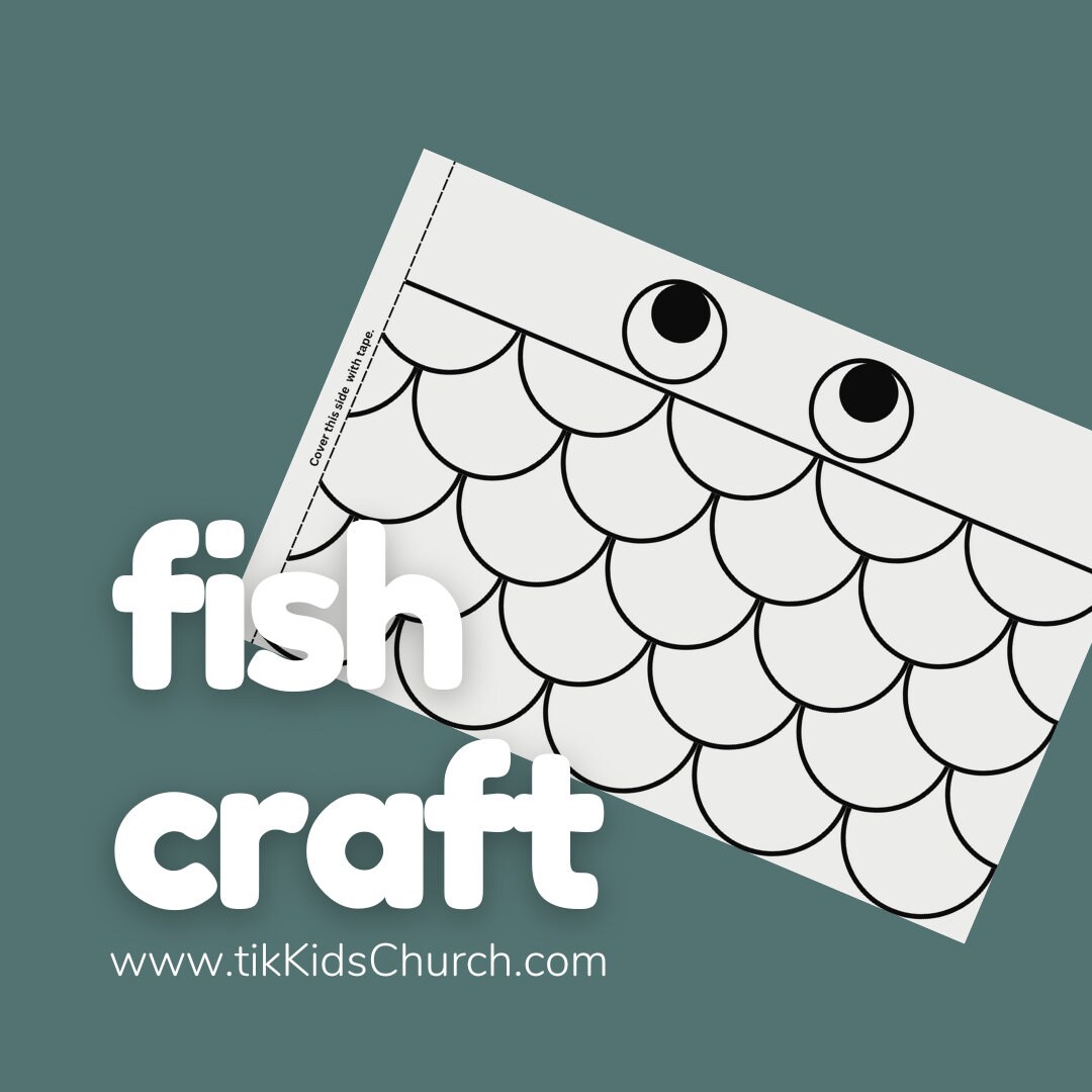 FISH Windsock CRAFT | PDF | Activity | Preschool Elementary Kids Church ...