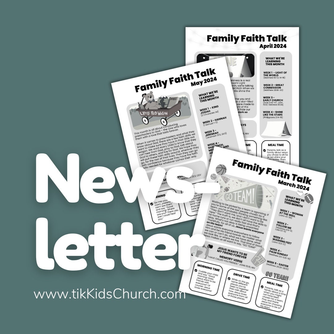 Newsletter Template | PDF, PNG, Editable | Weekly, Monthly | Preschool ...