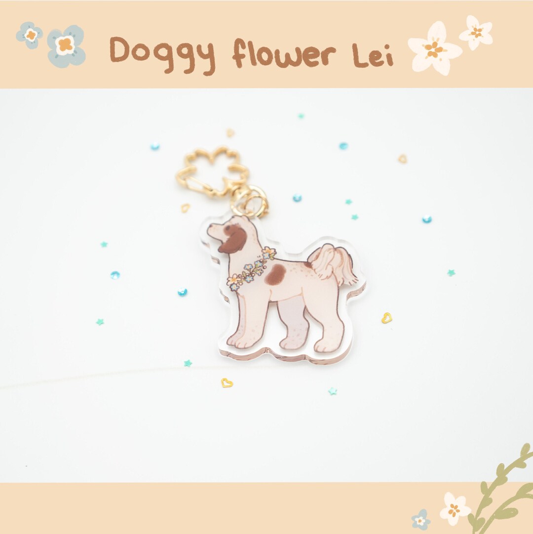 Doggy Flower Lei// Snickers Collection! Lightweight, Glossy Finish - Etsy