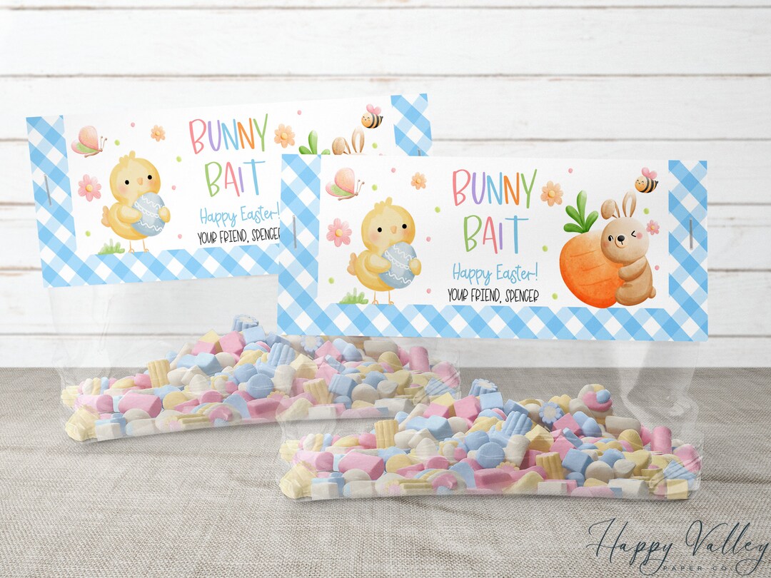 Bunny Bait Easter Bag Topper, Easter Treat Topper, Easter Gift for Kids ...