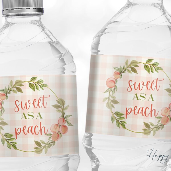 Peach Labels - Etsy