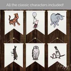 Winnie the Pooh Baby Shower Banner, Printable Baby Shower Banner ...