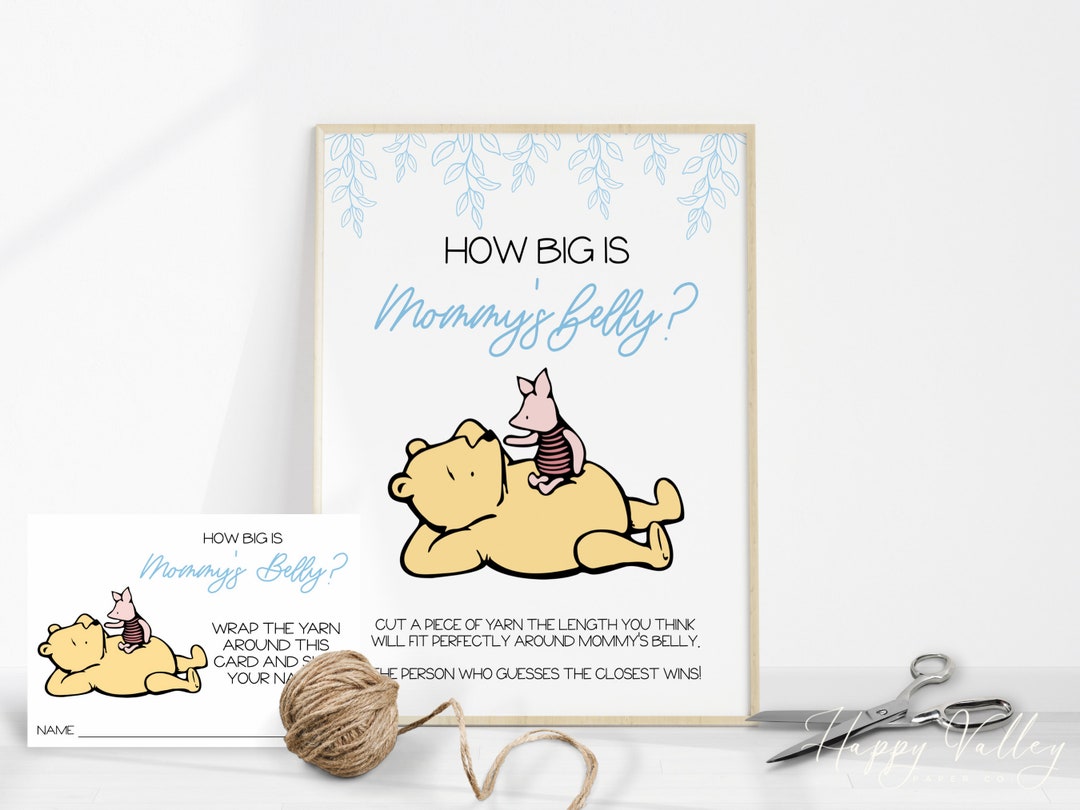 Winnie the Pooh How Big is Mommy's Belly Game, Winnie the Pooh Baby ...