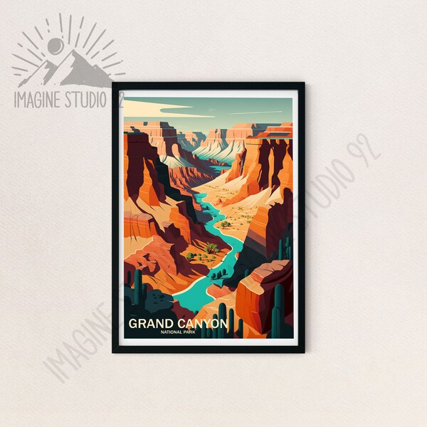 Grand Canyon Poster - Etsy