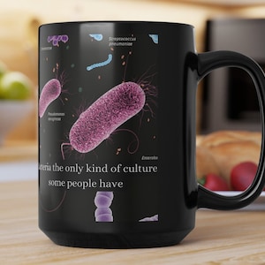 Microbiology Mug Cultured Bacteria 15oz Mug Microbiologist - Etsy
