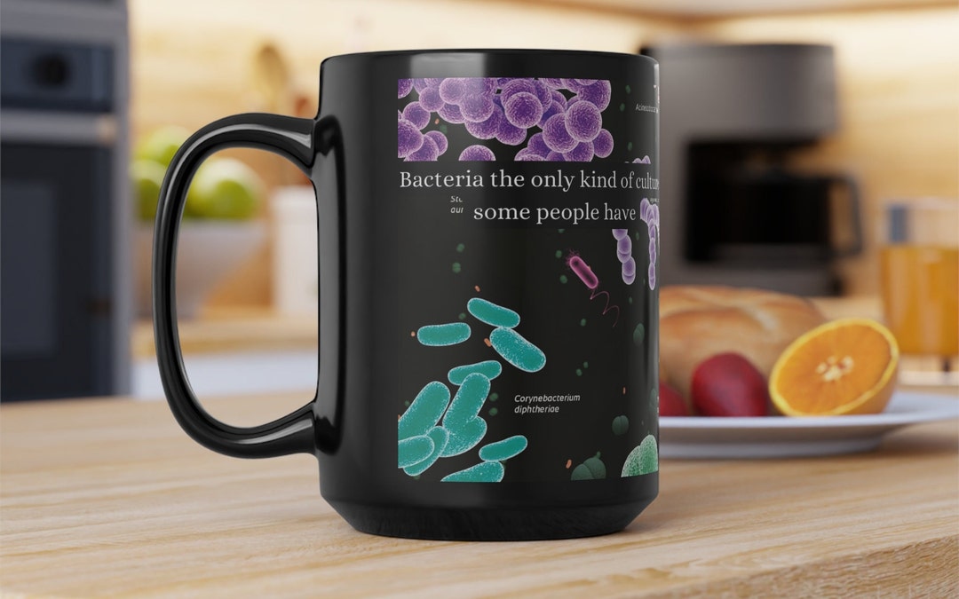 Microbiology Mug Cultured Bacteria 15oz Mug Microbiologist - Etsy