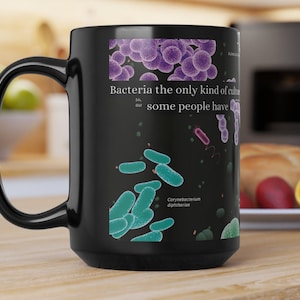 Microbiology Mug Cultured Bacteria 15oz Mug Microbiologist - Etsy