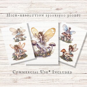 Fairy Mushroom 20pc PNG Bundle | Fairy Mushroom PNG | Fairy PNG | Fairy ...