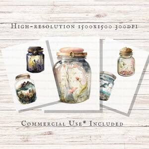 Fantasy Jars 30pc Clipart Bundle | Mystery Jars Digital Printable ...