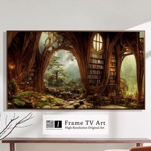 Samsung Frame TV Bundle Hobbit Art | Samsung Frame TV Hobbit Painting ...
