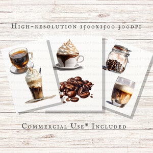 Coffee Bundle 25pc PNG & JPEG Bundle | Coffee PNG | Coffee Bean Clipart ...