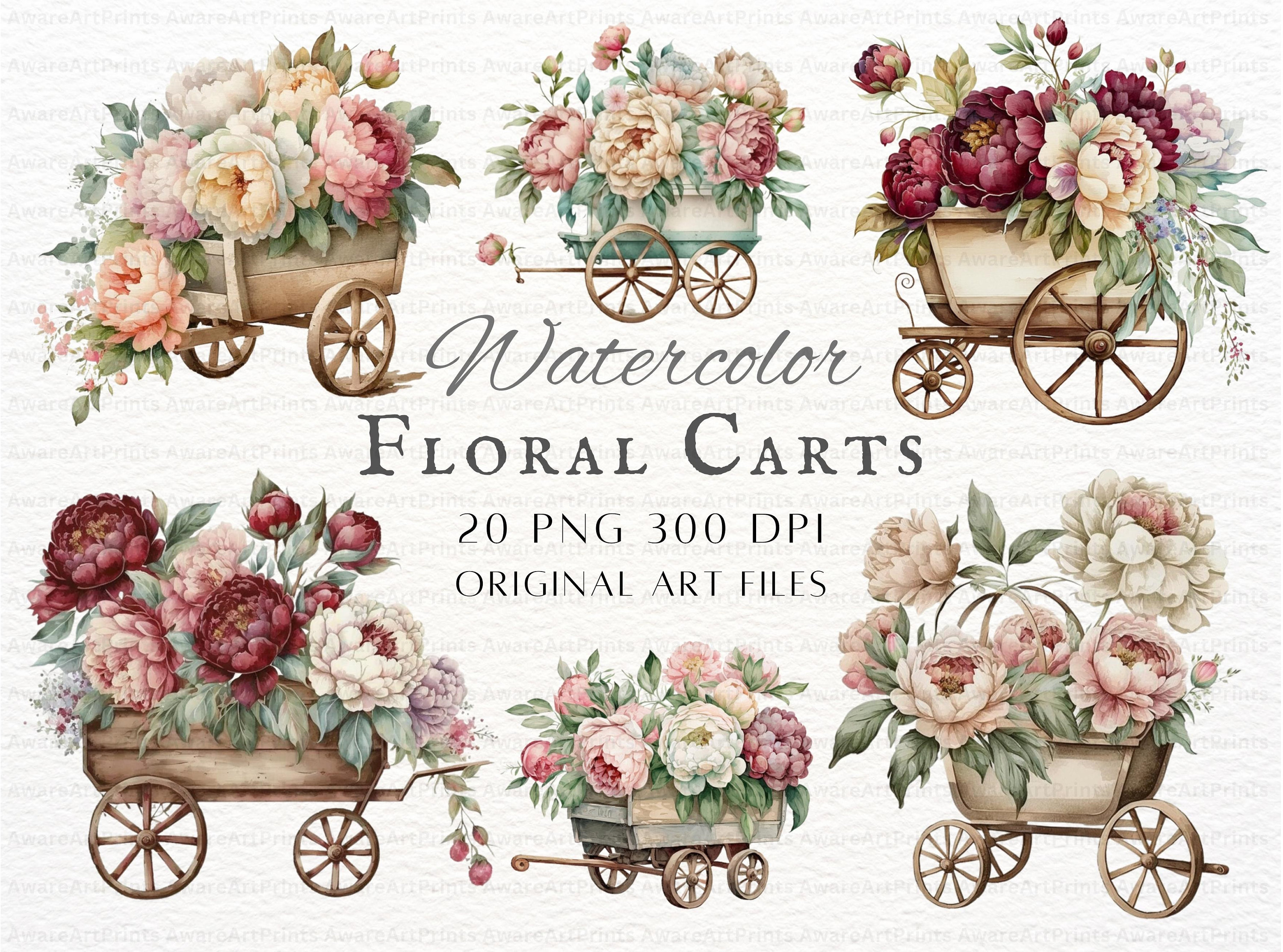 Contrived Clipart Flower