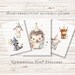 Watercolor Birthday Animals 20pc PNG & JPEG Nursery Animal Birthday Art ...
