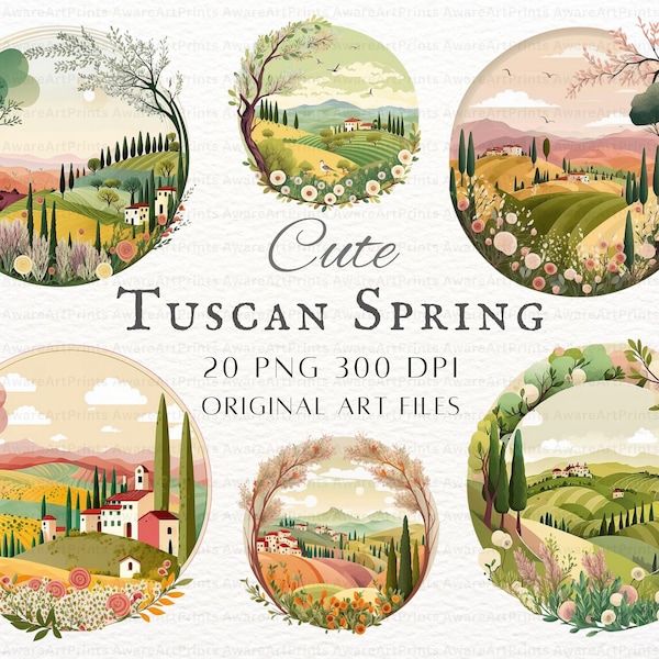 Tuscan Art - Etsy