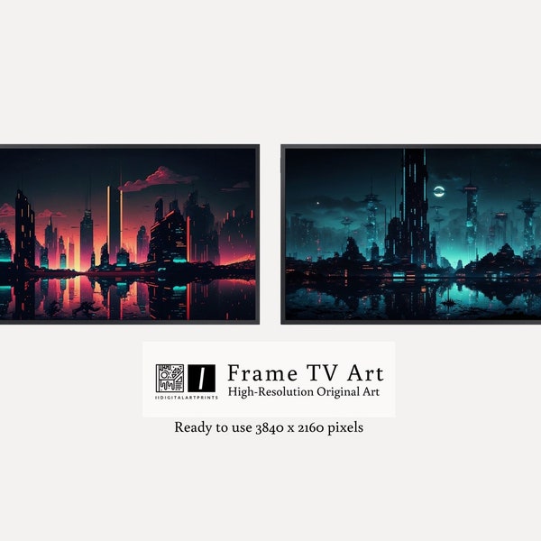 Cyberpunk Wall Art - Etsy