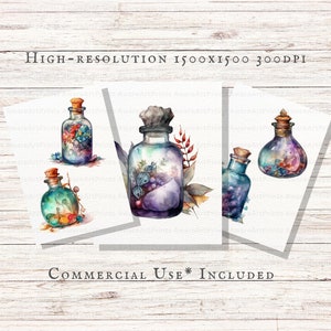 Fancy Potions 20pc PNG Bundle | Colorful Potion PNG | Potions PNG ...