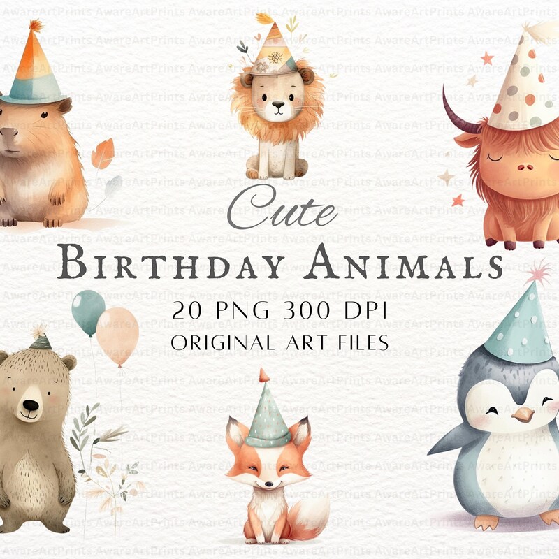Animal Birthday - Etsy