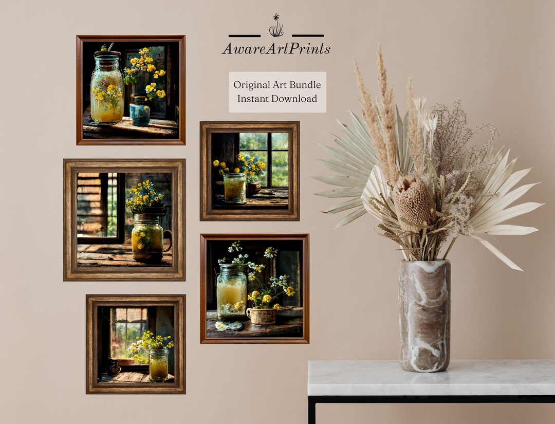 Printable 5pc Summer Lemonade Art | Vintage Lemonade Art | Printable ...