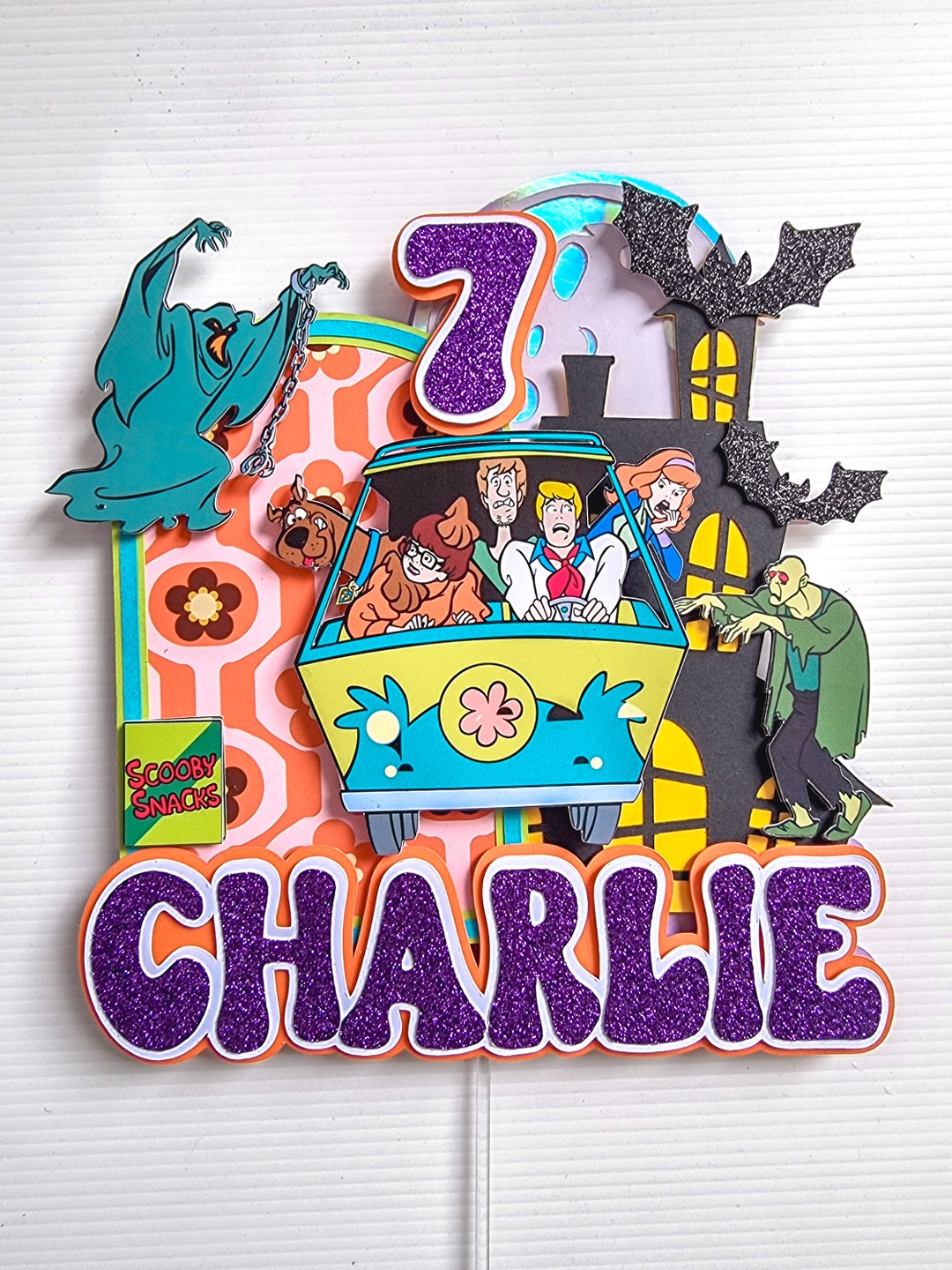 Scooby / Scooby Doo / Scooby Gang / Retro/ Cake Topper / Scooby Cake ...