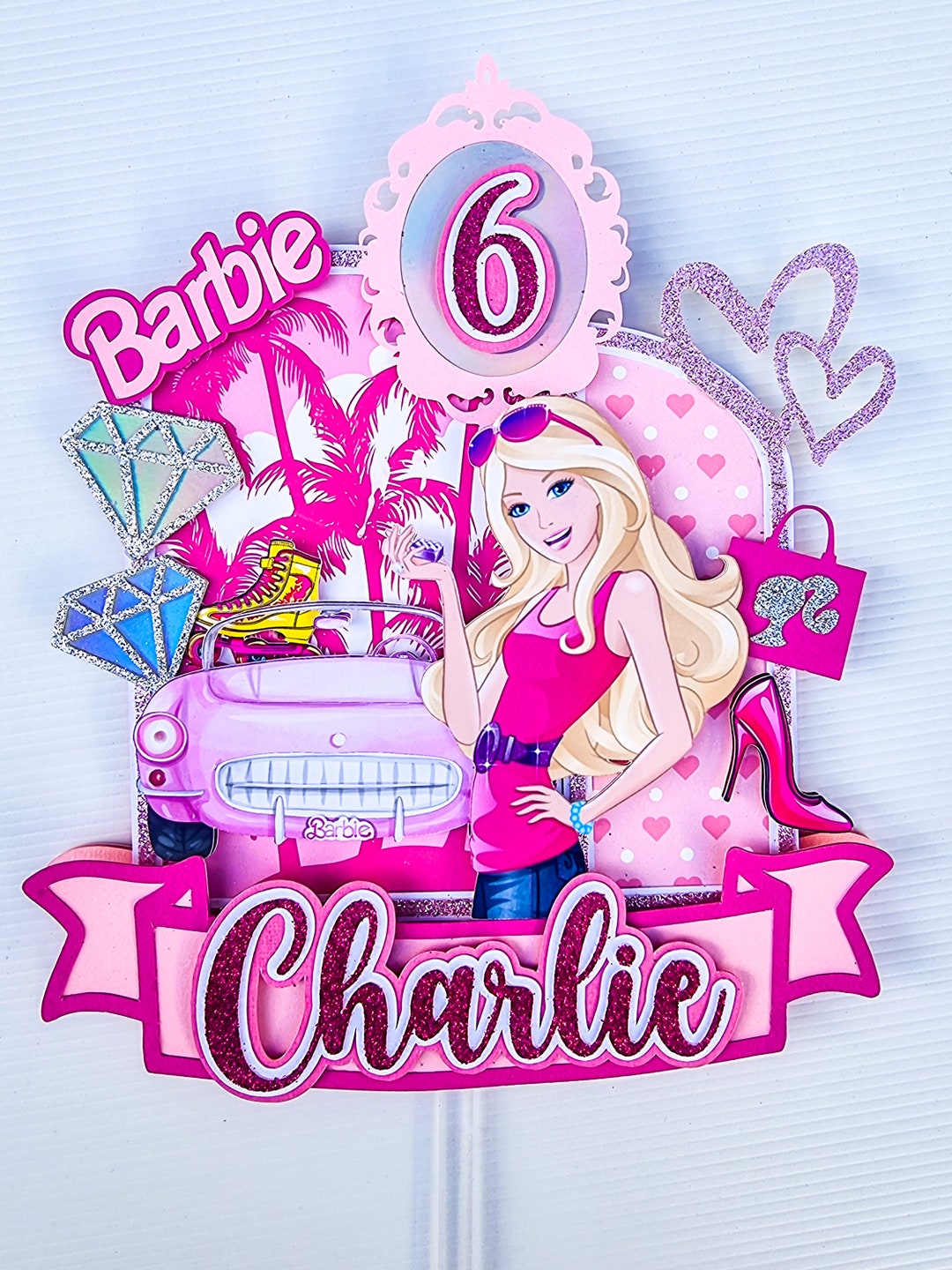 Barbie Cake Topper / Barbie / Barbie Party / Barbie / Kids Birthday ...