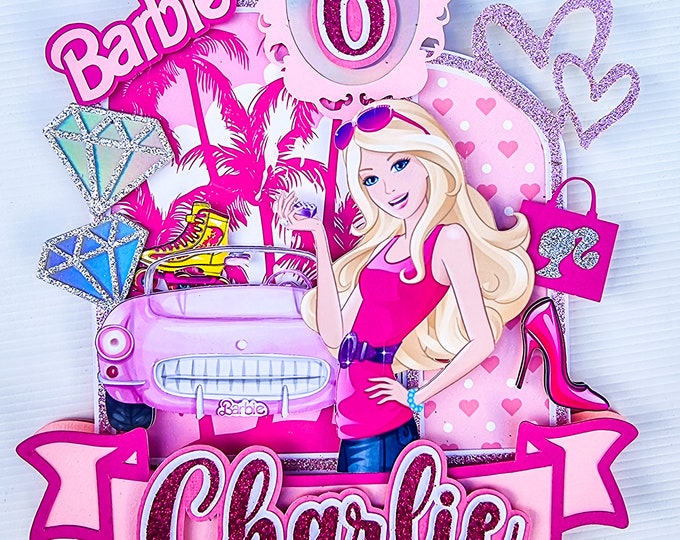 Barbie Cake Topper / Barbie / Barbie Party / Barbie / Kids Birthday ...