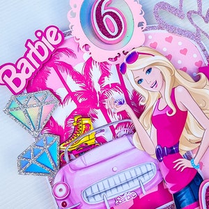 Barbie Cake Topper / Barbie / Barbie Party / Barbie / Kids Birthday ...